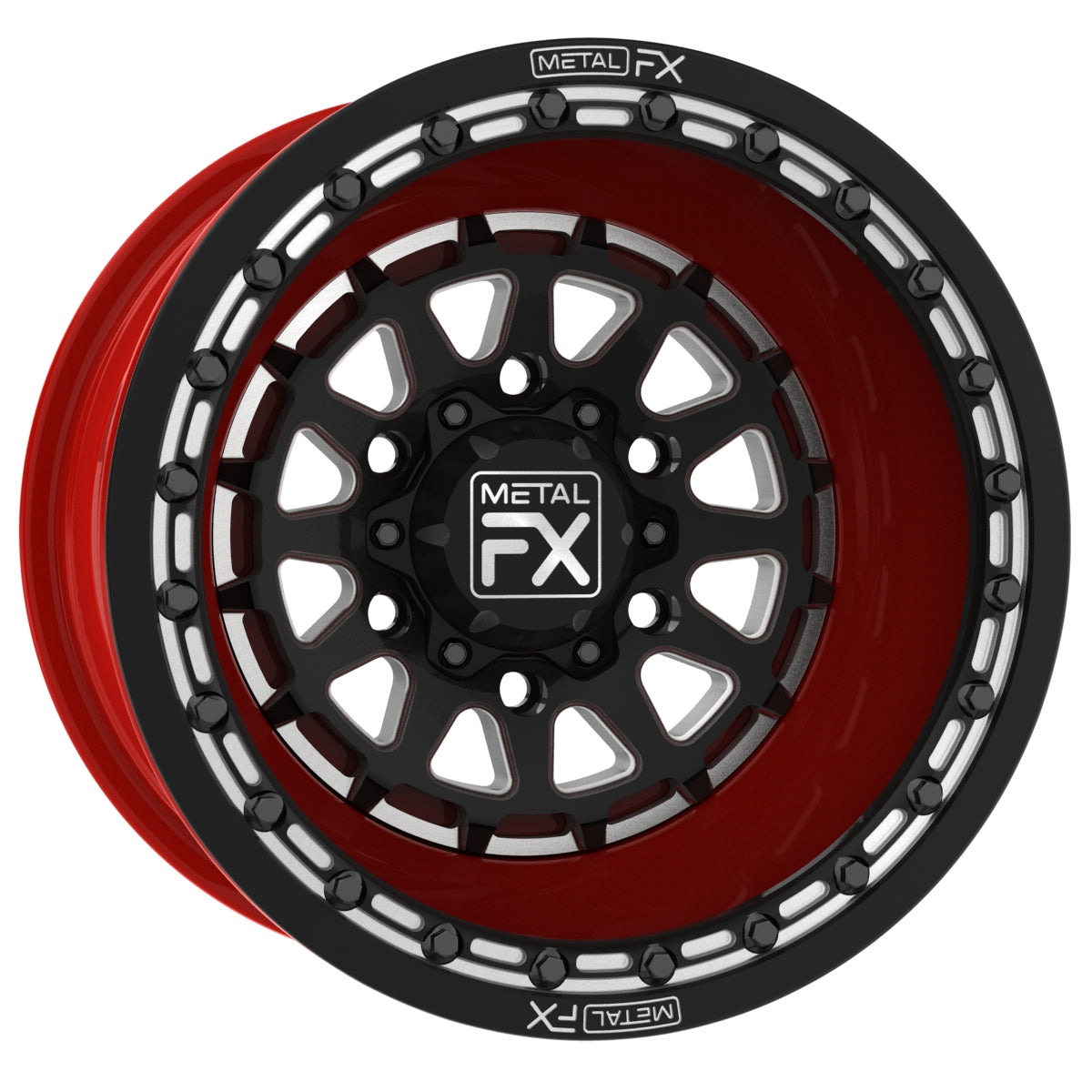 Outlaw 6R - Forged 3-Piece - Beadlock - Custom | Metal FX Offroad - UTV ...