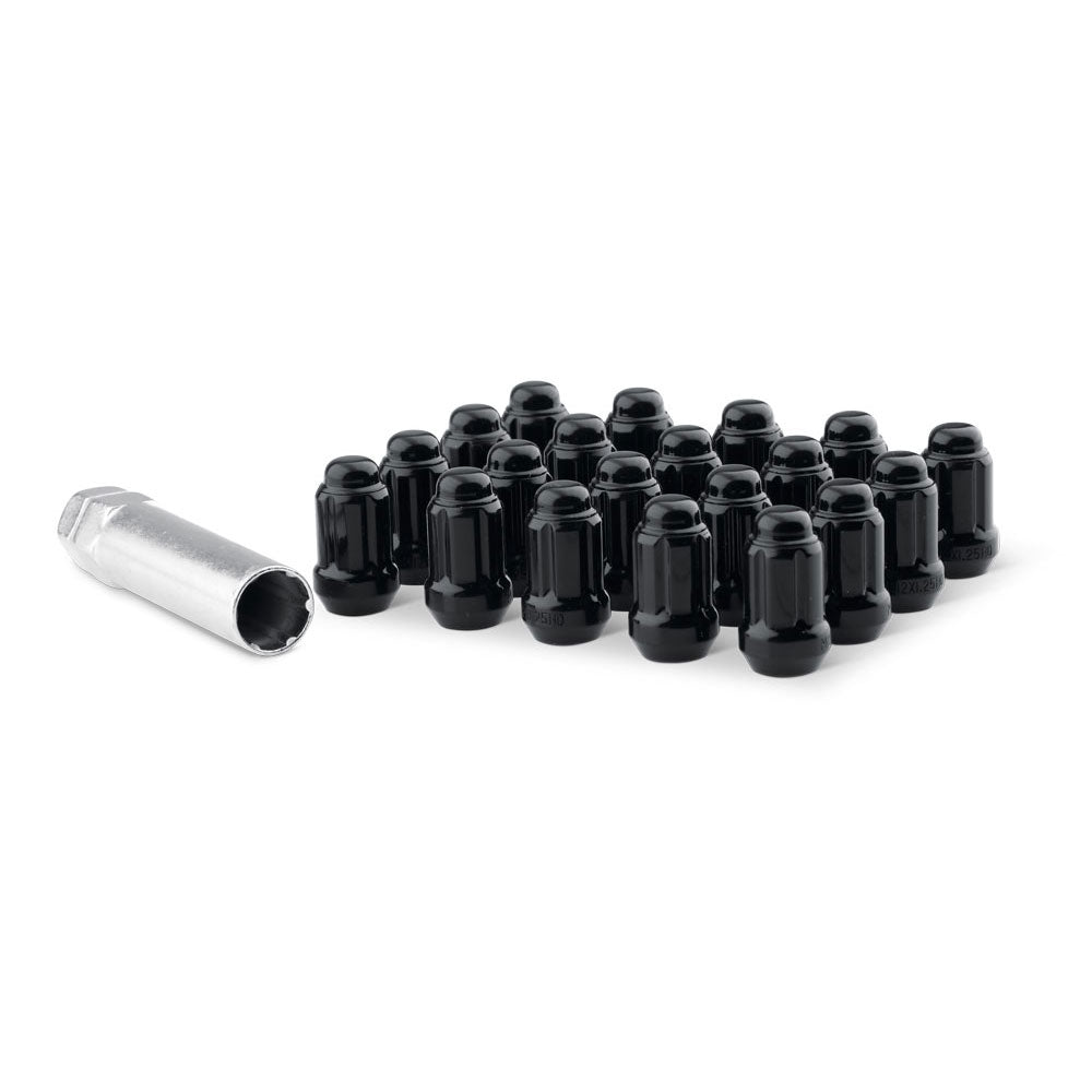Black Spline Drive Lug Nuts (Set of 20) + Socket | Metal FX Offroad ...